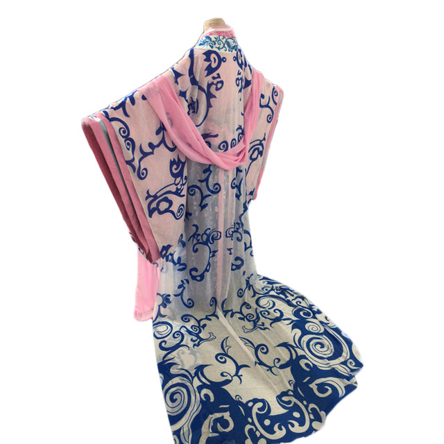 Martial Arts Zhao Zilong Gulina Zha Taka Costume Female Hanfu Tail ...