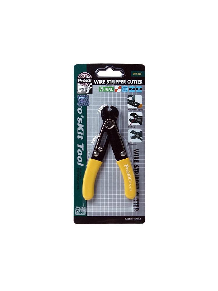 Pro'skit 6pk-223 Adjustable Wire Stripper - 0.5-4.0mm