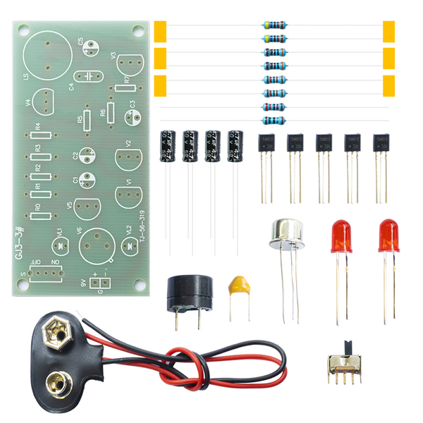 DIY Doorbell Kit With Triode Multi-Vibrator Circuit For Electronic Assembly | Wulu electronics ...