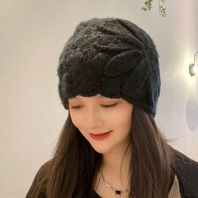 Handmade crocheted toe cap to cover gray hair, autumn and winter cold ...