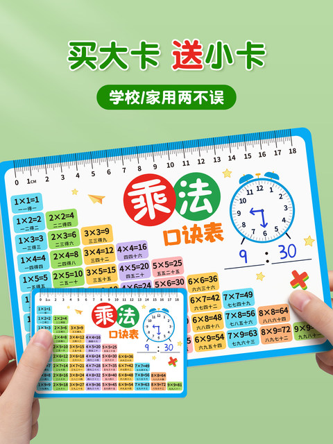 99 multiplication table recitation artifact for primary school students ...