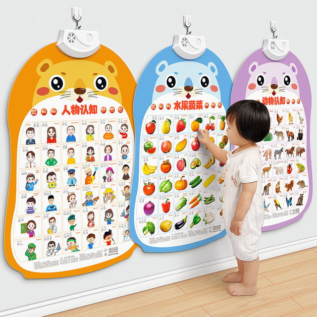 Baby audio early education wall chart infants and young children ...