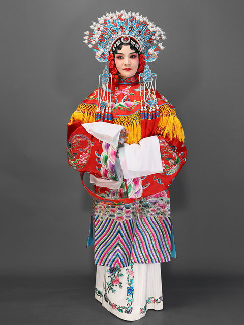 Peking Opera Royal Concubine Drunk Opera Female Python Robe Stage ...