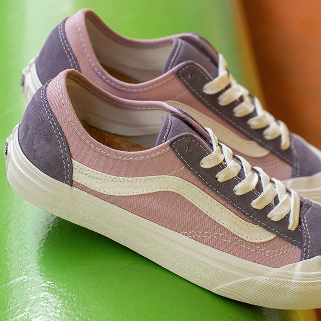 Vans official Style136VR3 taro purple personalized color matching sneakers