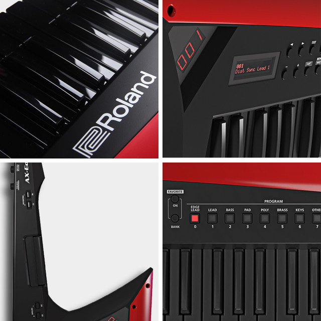 Roland Roland synthetic Tomahawk AX-EDGE-B/W shoulder back SYNTH ...