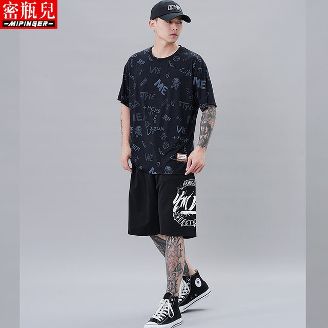 Mi Pinger.com Eyes Breath Bingshi Short Sleeve Men's Summer Men's Large ...