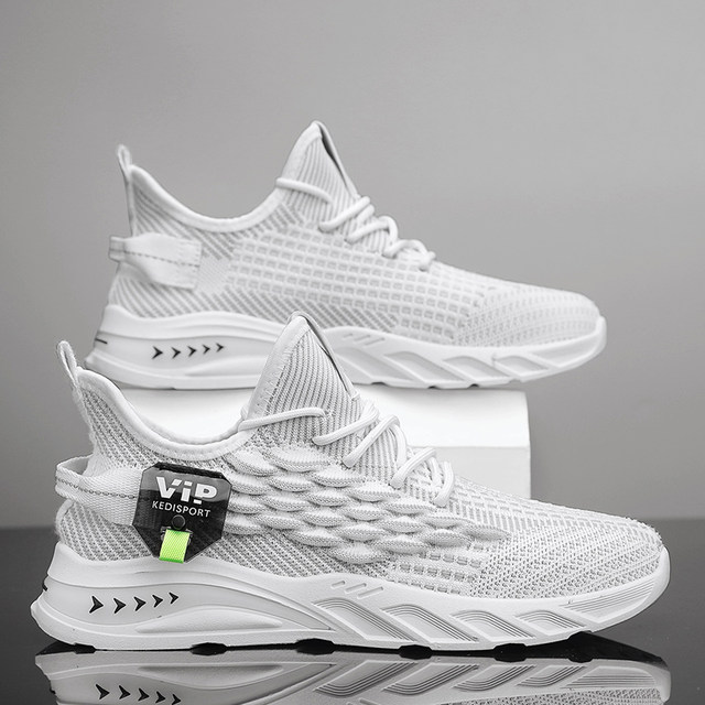 Men's shoes for spring mesh breathable work work non-slip soft sole ...