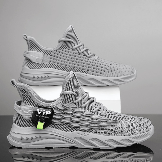 Men's shoes for spring mesh breathable work work non-slip soft sole ...