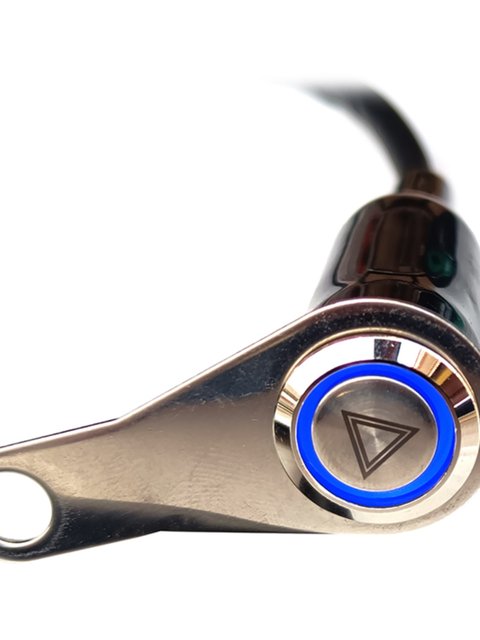 Electric motorcycle with lights, metal double flash switch, emergency ...