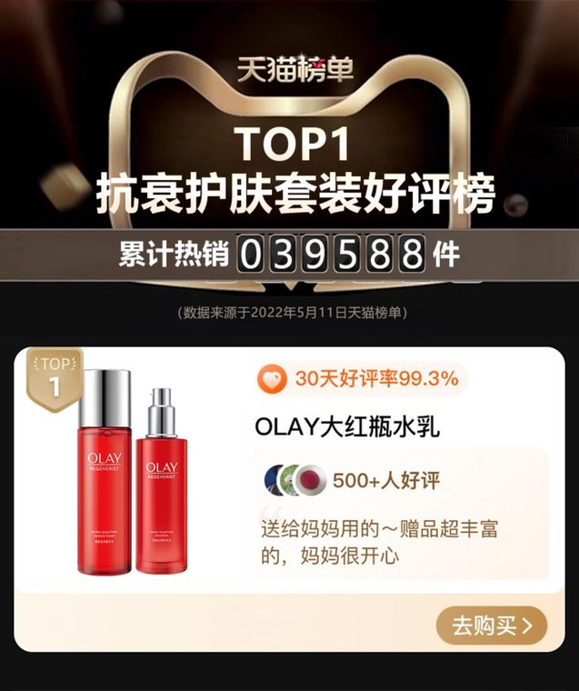 OLAY Olay Big Red Bottle Water Emulsion Anti-Aging Anti-Wrinkle Firming ...