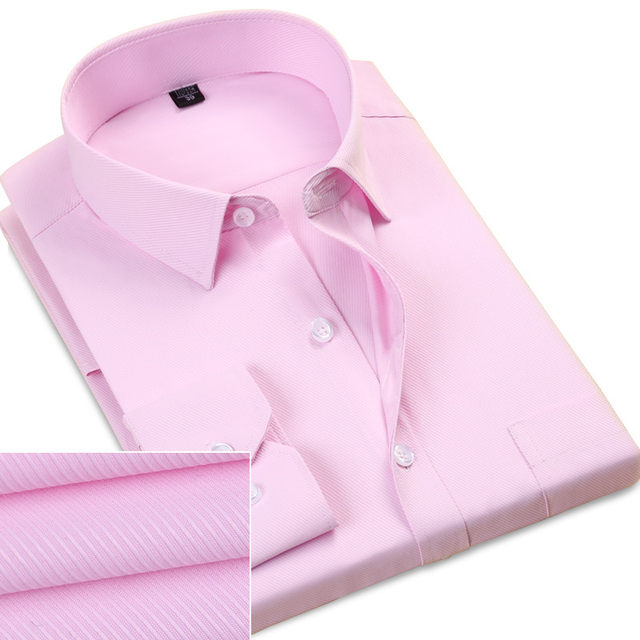 Autumn Men's Groom and Best Man Wedding Shirt Business Casual Twill ...