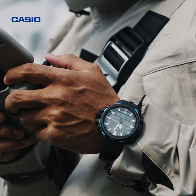 casio flagship store PRW-6100 mountaineering waterproof electronic men ...