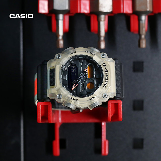 casio flagship store GA-900TS transparent industrial style sports men's ...