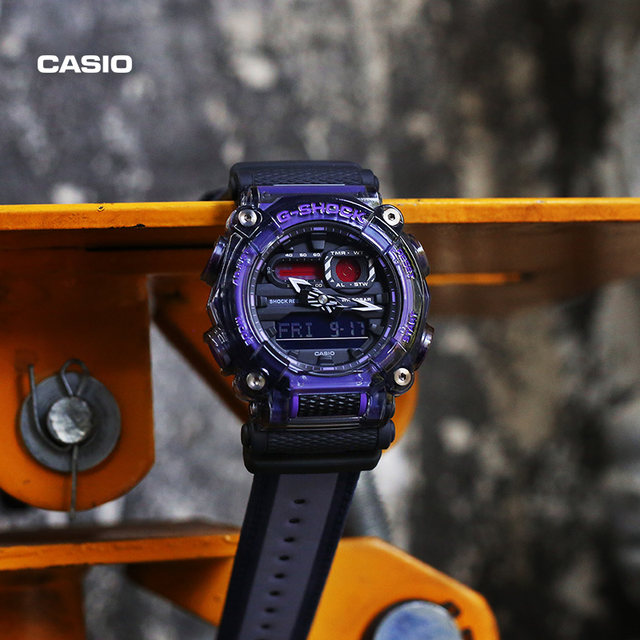 casio flagship store GA-900TS transparent industrial style sports men's ...