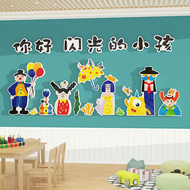 Kindergarten wall decoration, daycare class classroom layout, hello ...
