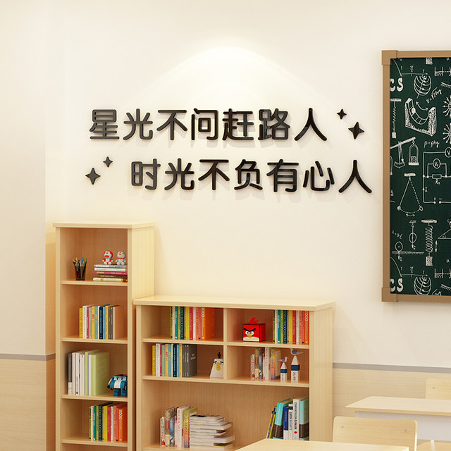 Classroom layout Decoration Class Cultural Wall Patch Junior High ...