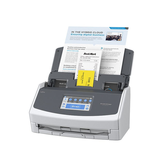Fujitsu IX1600/iX1400 scanner a4 color document contract invoice batch ...