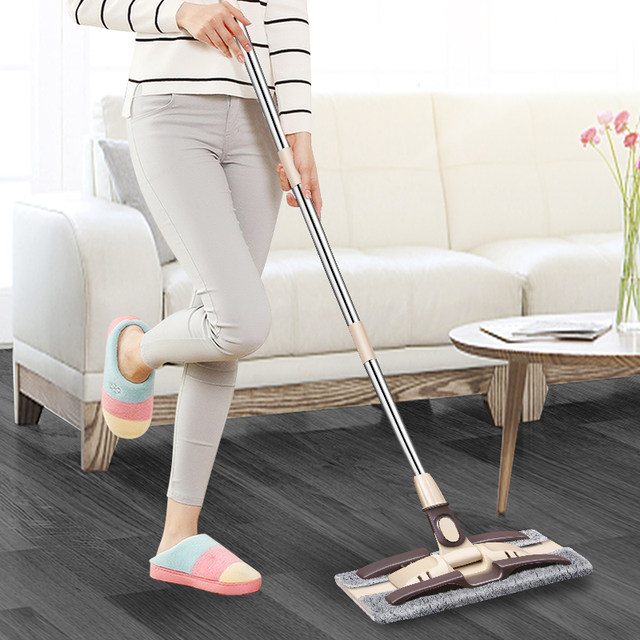 Cloth mop flat large household hand-washing flat mopping floor lazy ...