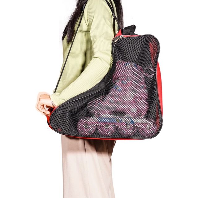 Small champion roller skating backpack children's ice dry ice skate ...