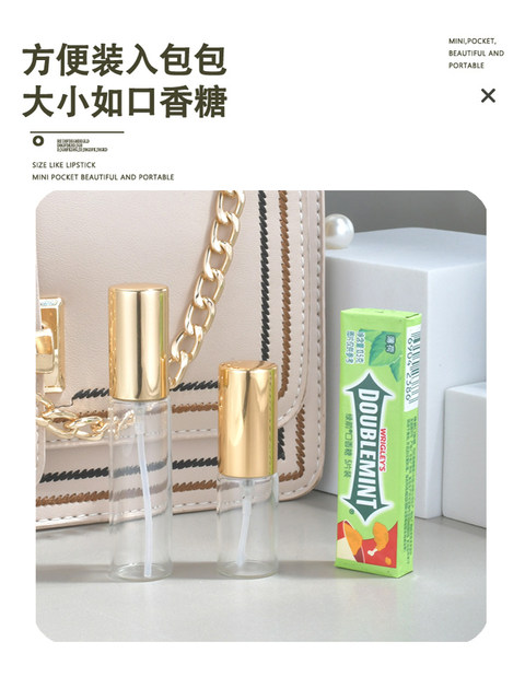 10ml portable perfume bottle new product press spray glass empty bottle ...