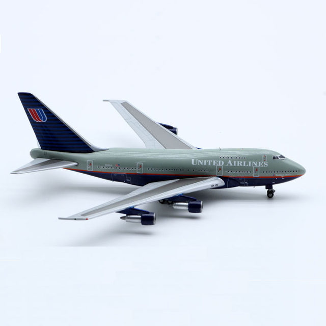 1:400 JC Wings alloy aircraft model United Airlines B747SP N145UA