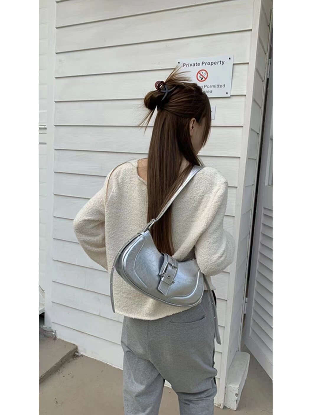 Jinyin Mittelalterliche Umhängetasche - PU Leder Crossbody Tasche für Damen