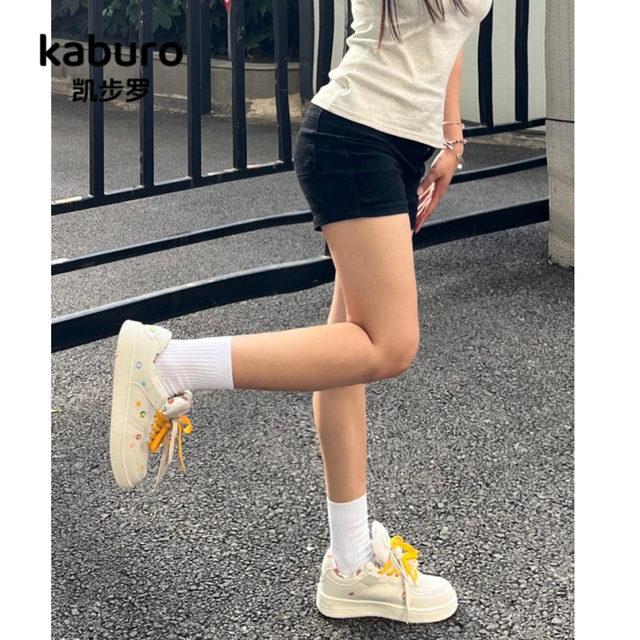 Kaburo Kaibu Sneakers 2025 New Summer Breathable Student Sports White ...