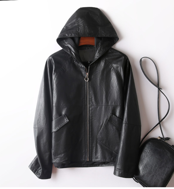 Small leather jacket for women 2022 spring and autumn new Korean style ...