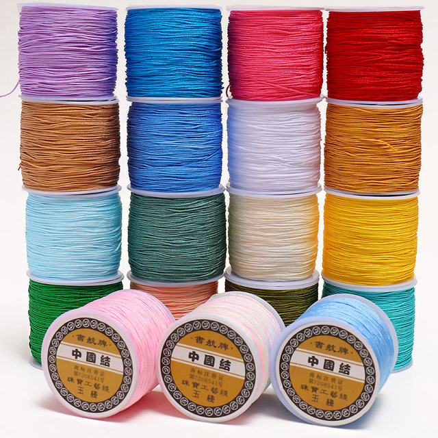 No. 72 jade wire/100M encrypted braided hand rope diy handmade Dragon ...