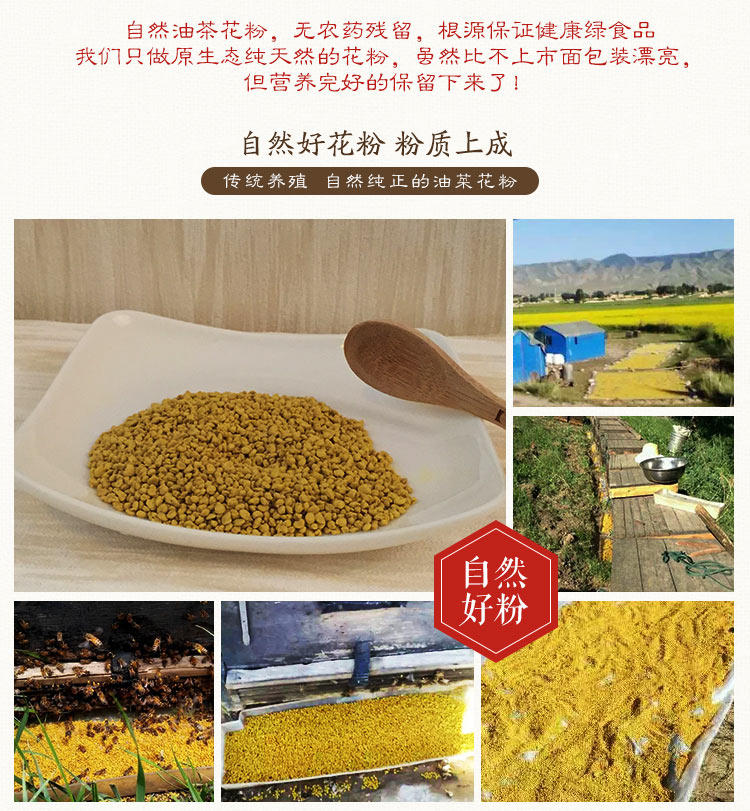 2022 tip of the tongue 2 tan guangshu pure rapeseed pollen | Tan guangshu