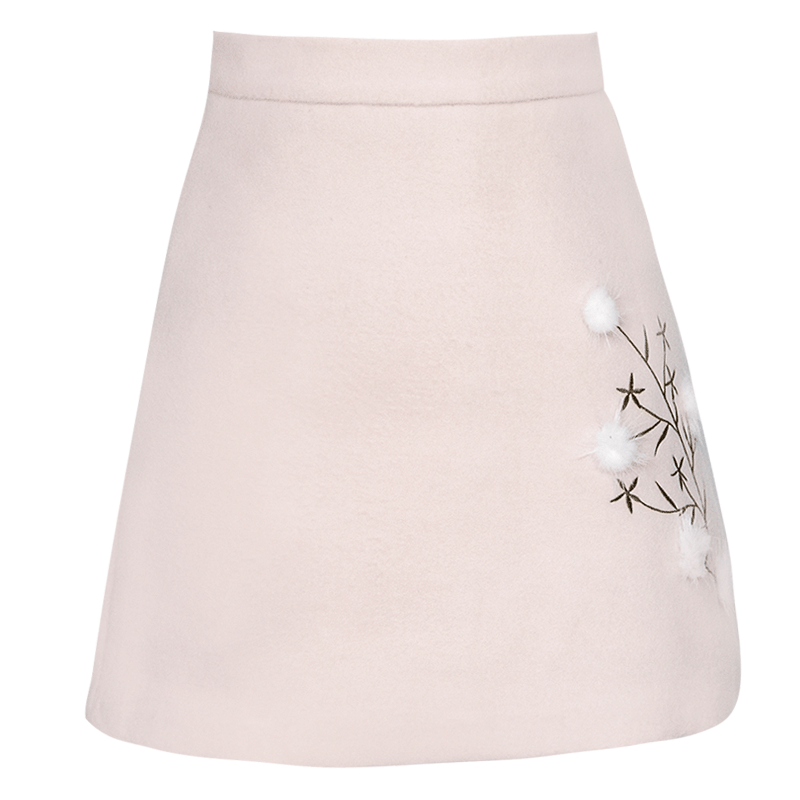 ATAR Clearance Hip Skirt Spring and Autumn Three-dimensional Flower ...