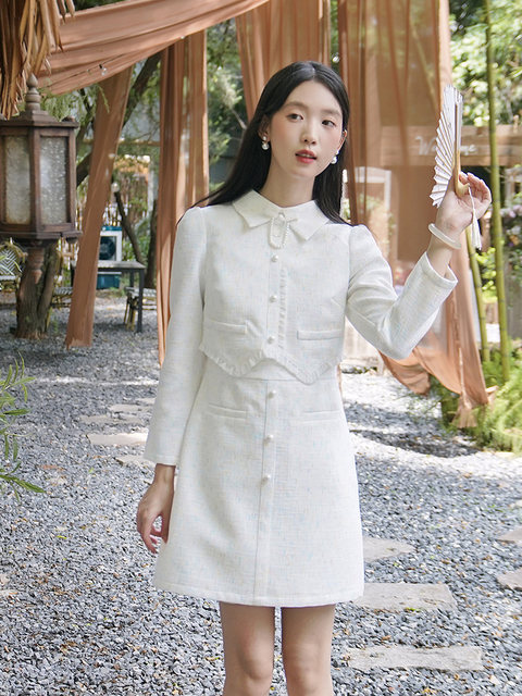 Atar Xiaomiangfeng temperament dress autumn dress new long sleeves ...