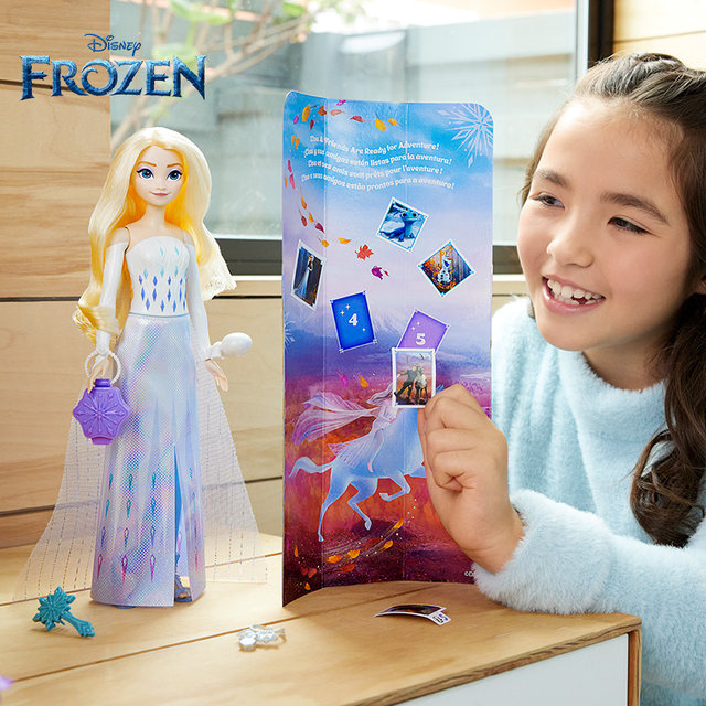 Barbie Disney Ice Queen Sparkling Princess Surprise Spin Set Frozen ...