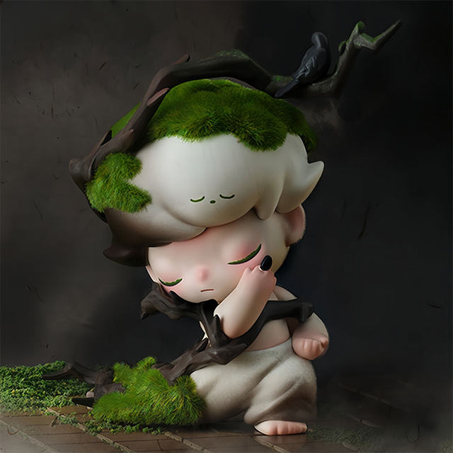 POPMART DIMOO One Wind Moon series hand-made blind box toys trendy gift ...