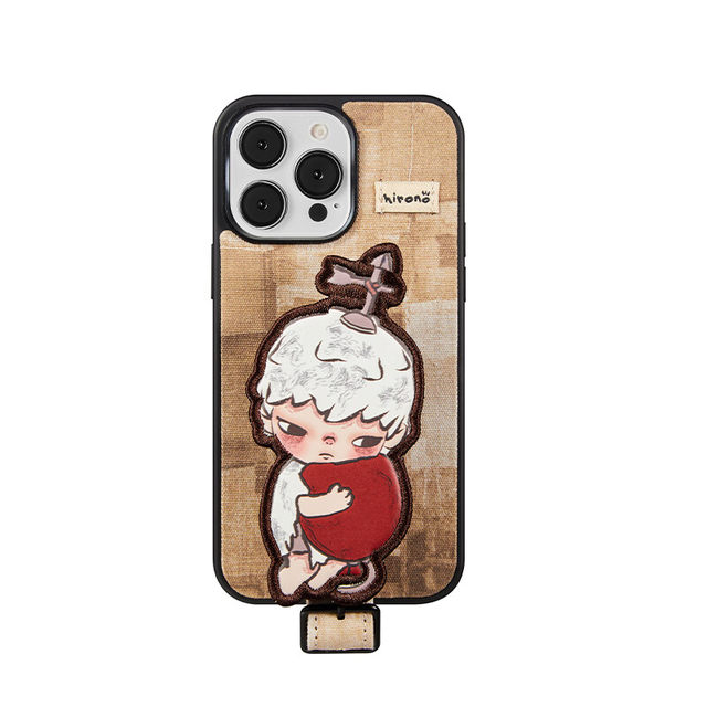 POPMART HIRONO Ono Mime iPhone Ribbon Phone Case Ono Peripheral Derivatives