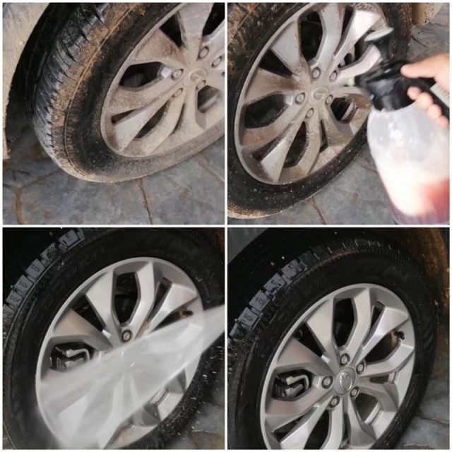 Car self-cleaning car wash liquid, no need to wipe tires and wheels ...