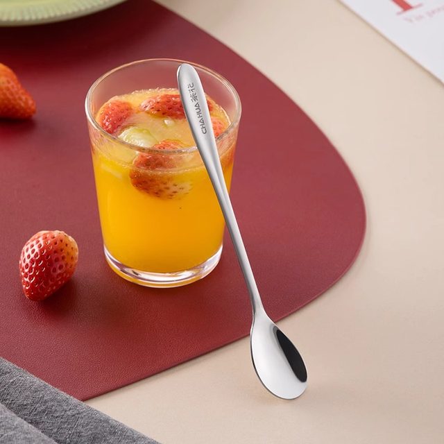 Camellia thickened stainless steel spoon fruit spoon watermelon spoon ...