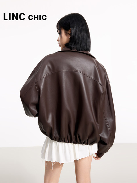 Lincchic Jin Yujie 2025 Spring New Bubbles Loose Scholarship Jacket ...