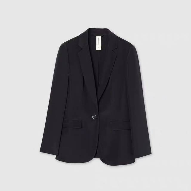 Spot 40mm elastic heavy crepe loose suit