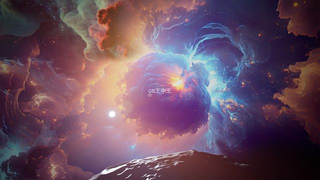 Film and television level magical universe space nebula unreal 5 ...