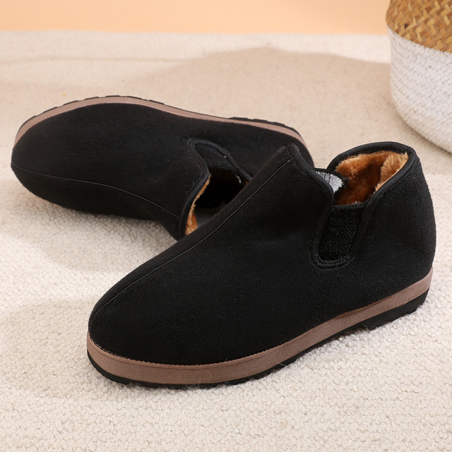 Northeast winter traditional handmade foam-soled Lindian old-man shoes ...