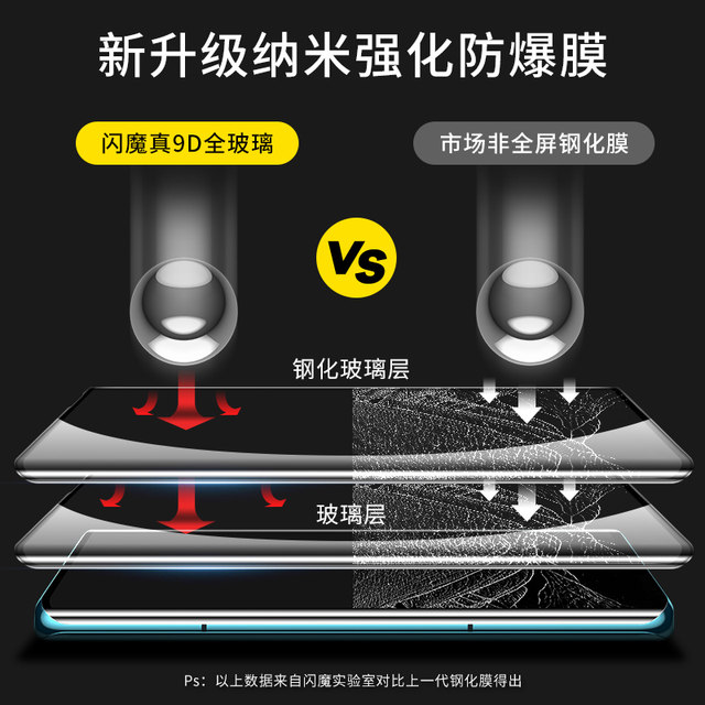 Flash magic Huawei nova7 tempered film nova7pro curved full screen coverage HD glass mobile ...