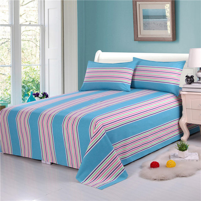 Clearance thickened anti-slip old coarse cloth sheets yarn-dyed ...