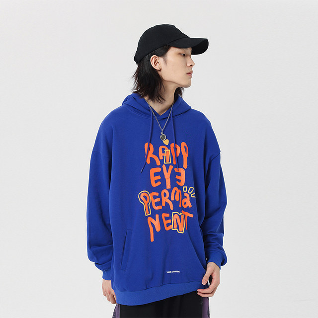 RAPPEYE hooded hooded men's and women's national fashion couple Klein ...