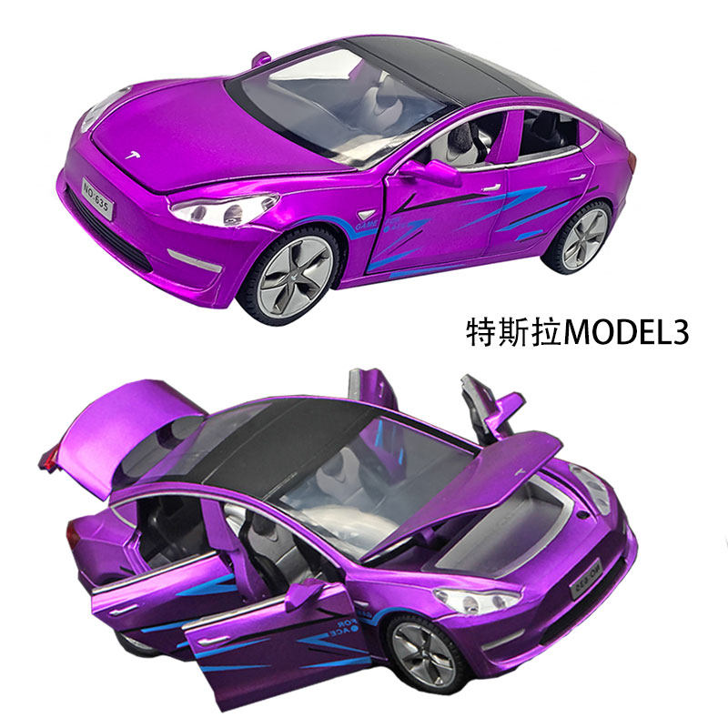 1/32 Tesla Model3 Alloy Model Car Toy for Children