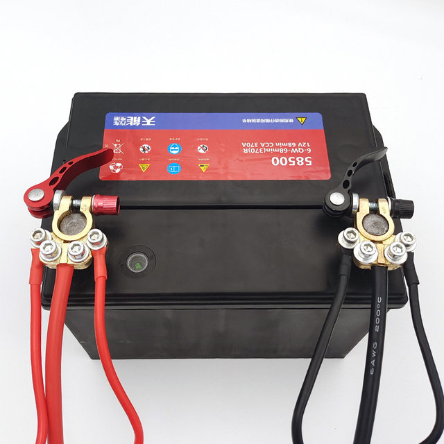 Pure copper battery pile head car battery quick release clip multi-tap ...