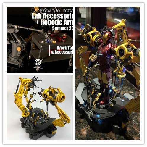 Iron Man 2goodco 1/12 New Armor Dismantling Table | Tony Workbench ...