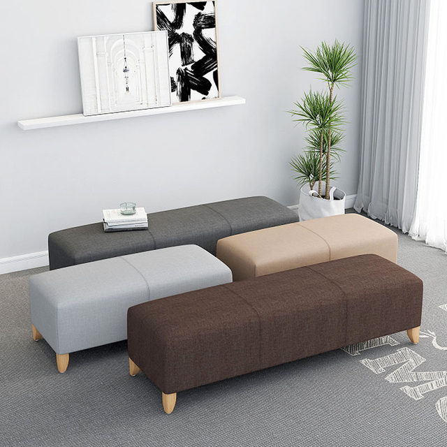 Simple modern shoe changing stool clothing store sofa stool fitting ...