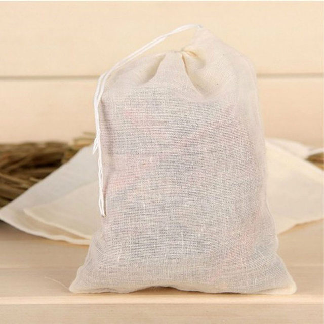 10 25*30cm pure cotton gauze fried pocket bag soup feed bag halogen ...