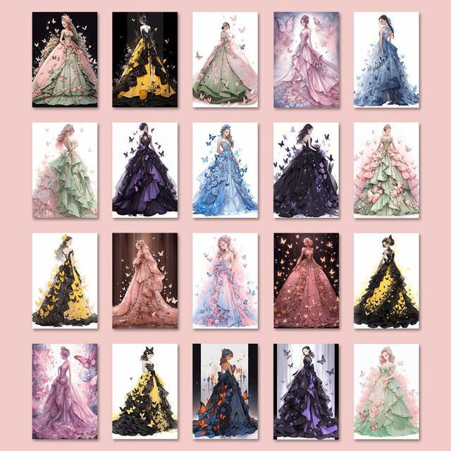 High-looking dreamy rainbow wedding handbook stickers creative ...